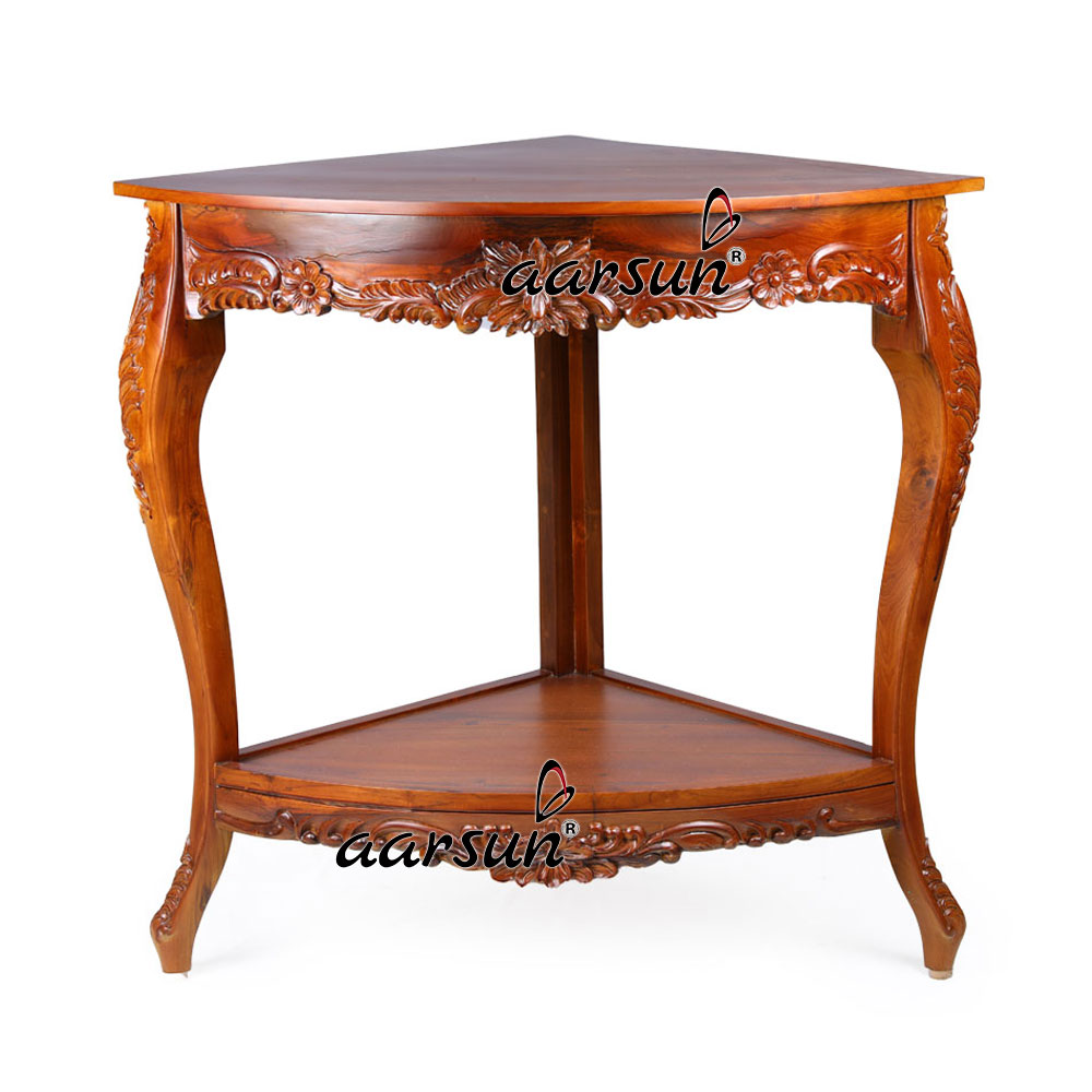 7 Timeless Appeal of Corner Table Designs - Aarsun