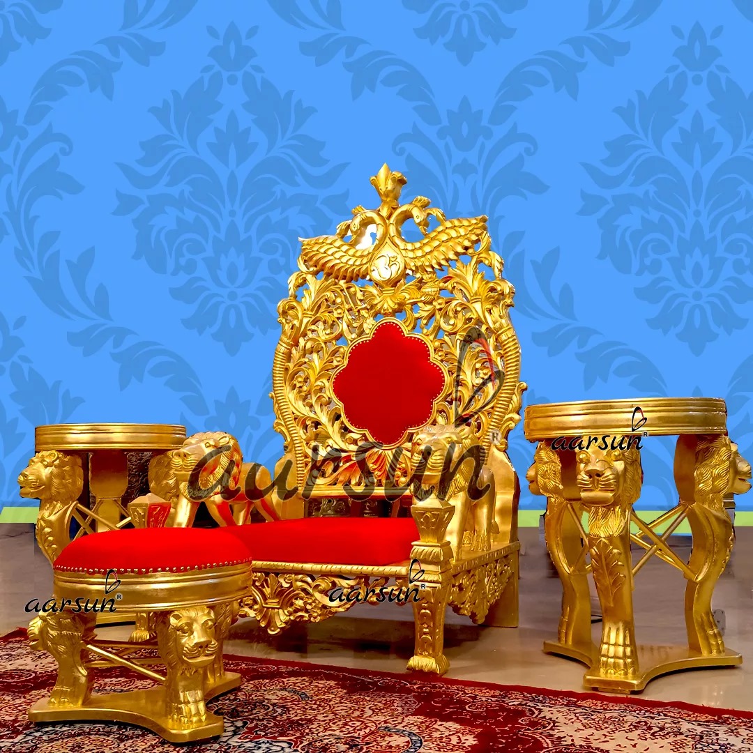 Designer Guruji Chair for Mahakumbh 2025 - Aarsun