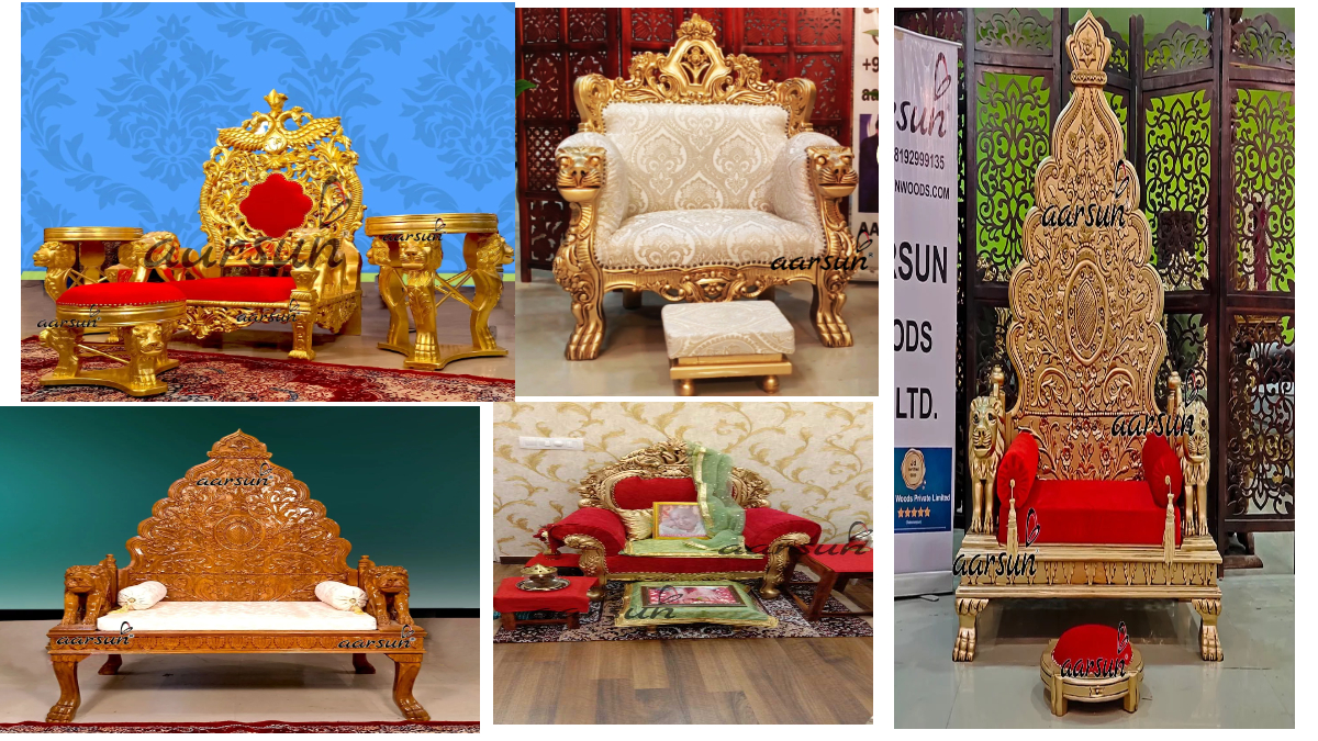 Designer Guruji Chair for Mahakumbh 2025 - Aarsun