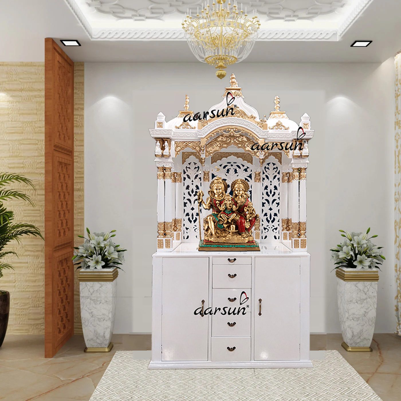 Top 10 Mandir Designs for 2025 to Elevate Your Pooja Room - Aarsun