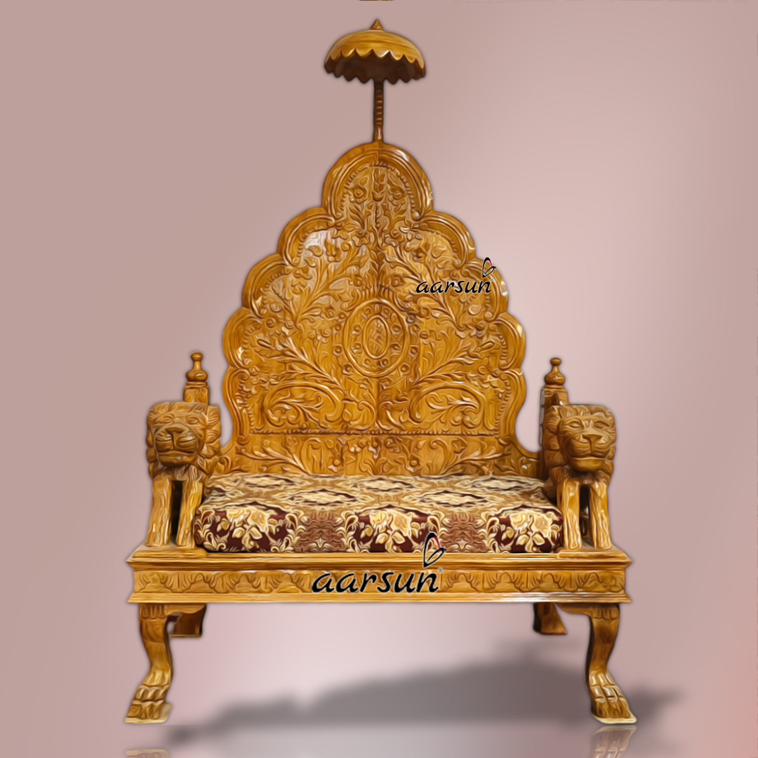 Guruji Chair Gaddi Satsang Singhasan Lion Chair Factory price