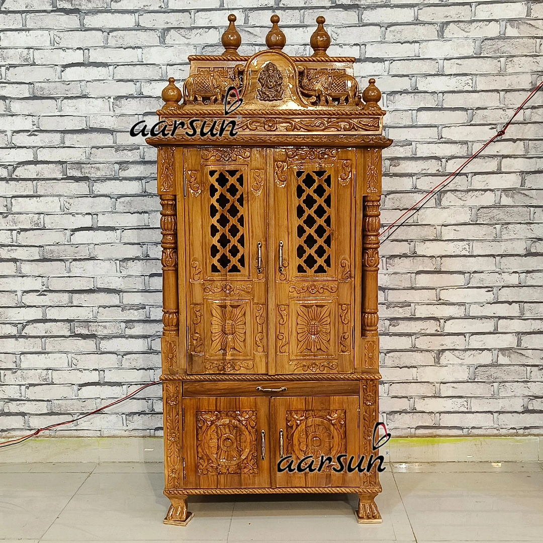 Favourite of Indians Handmade Pooja Mandir - Aarsun