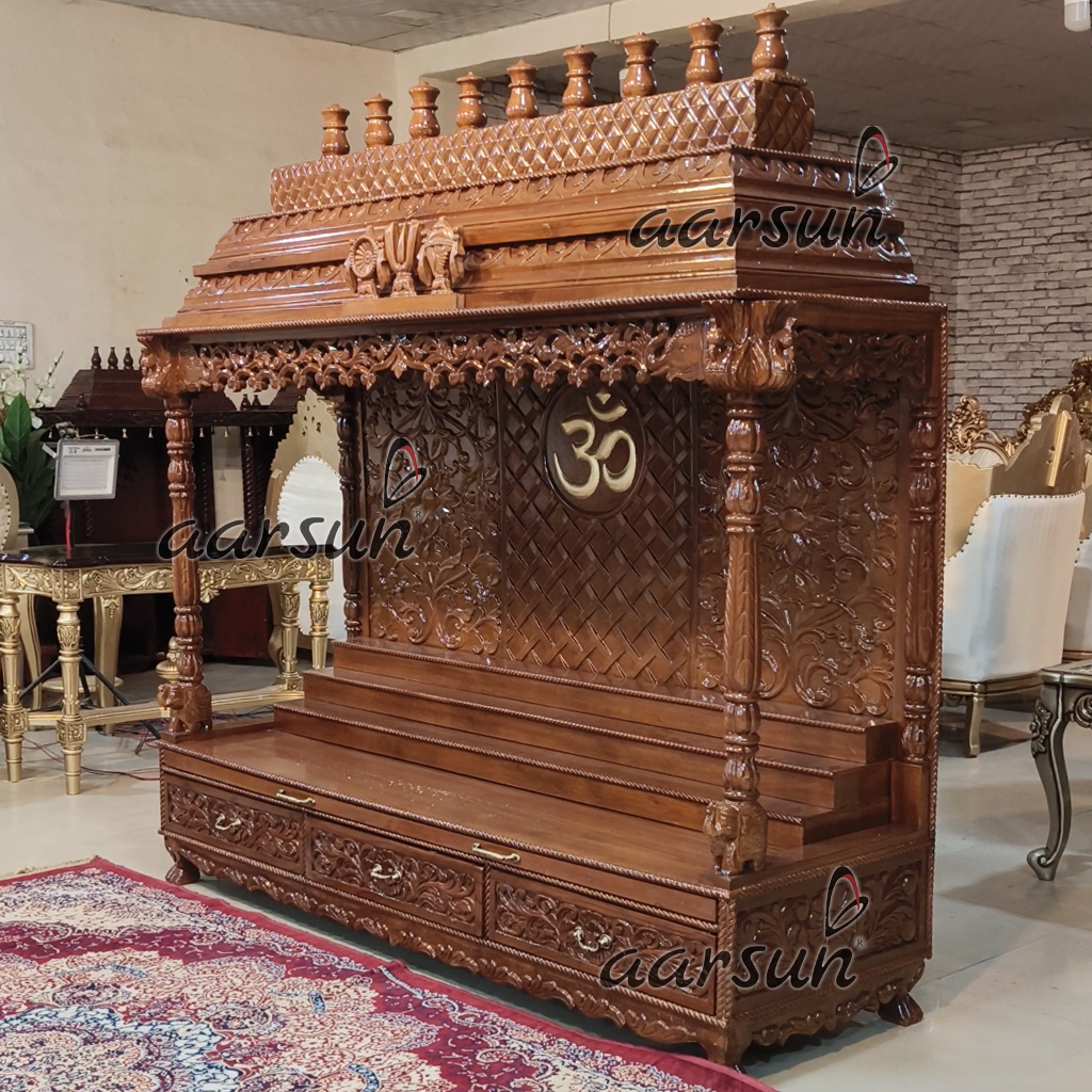 Large Hindu Pooja Mandir Gopuram Design - Aarsun